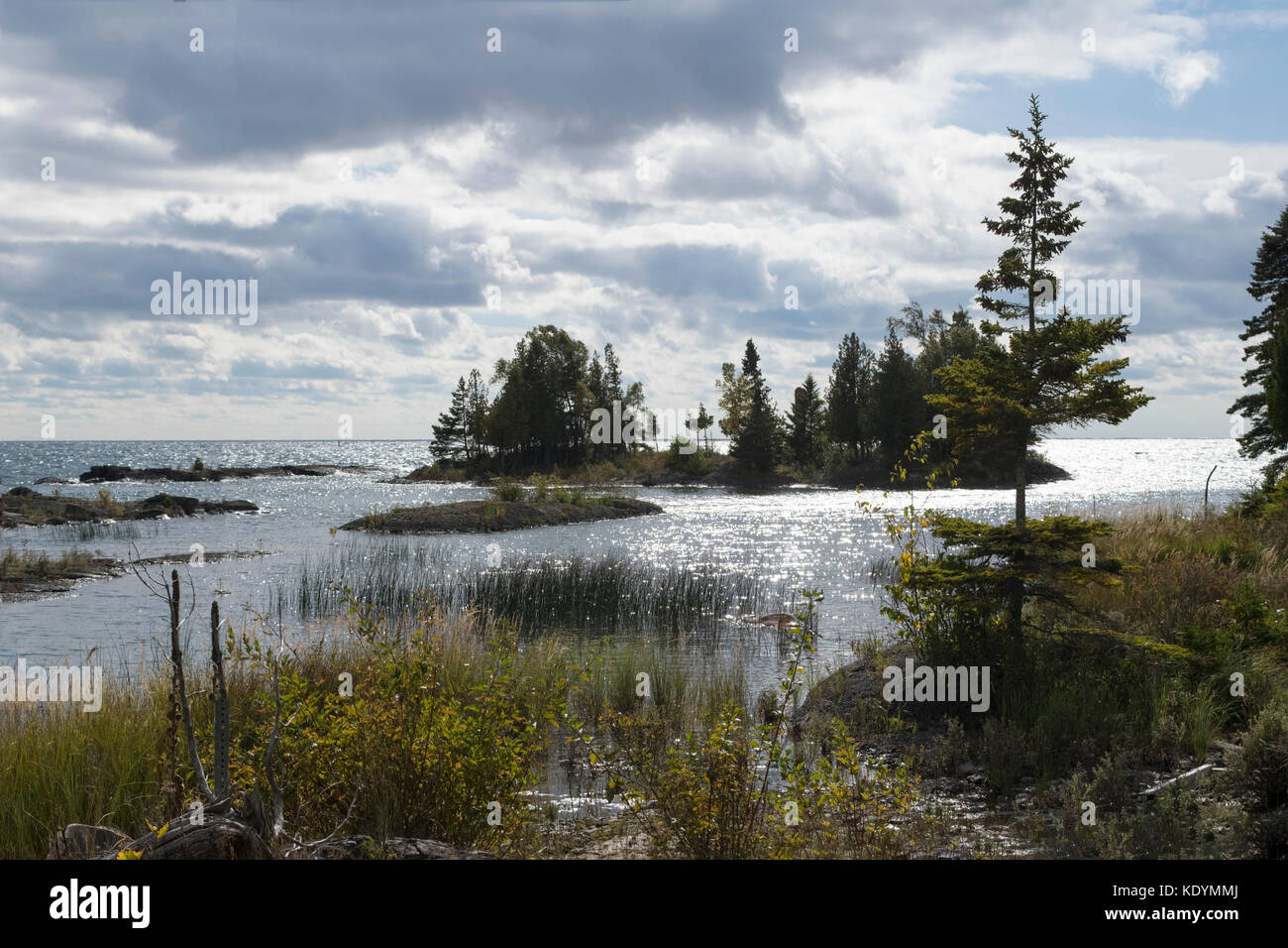 A view of Lake Huron from South Baymouth Stock Photo - Alamy