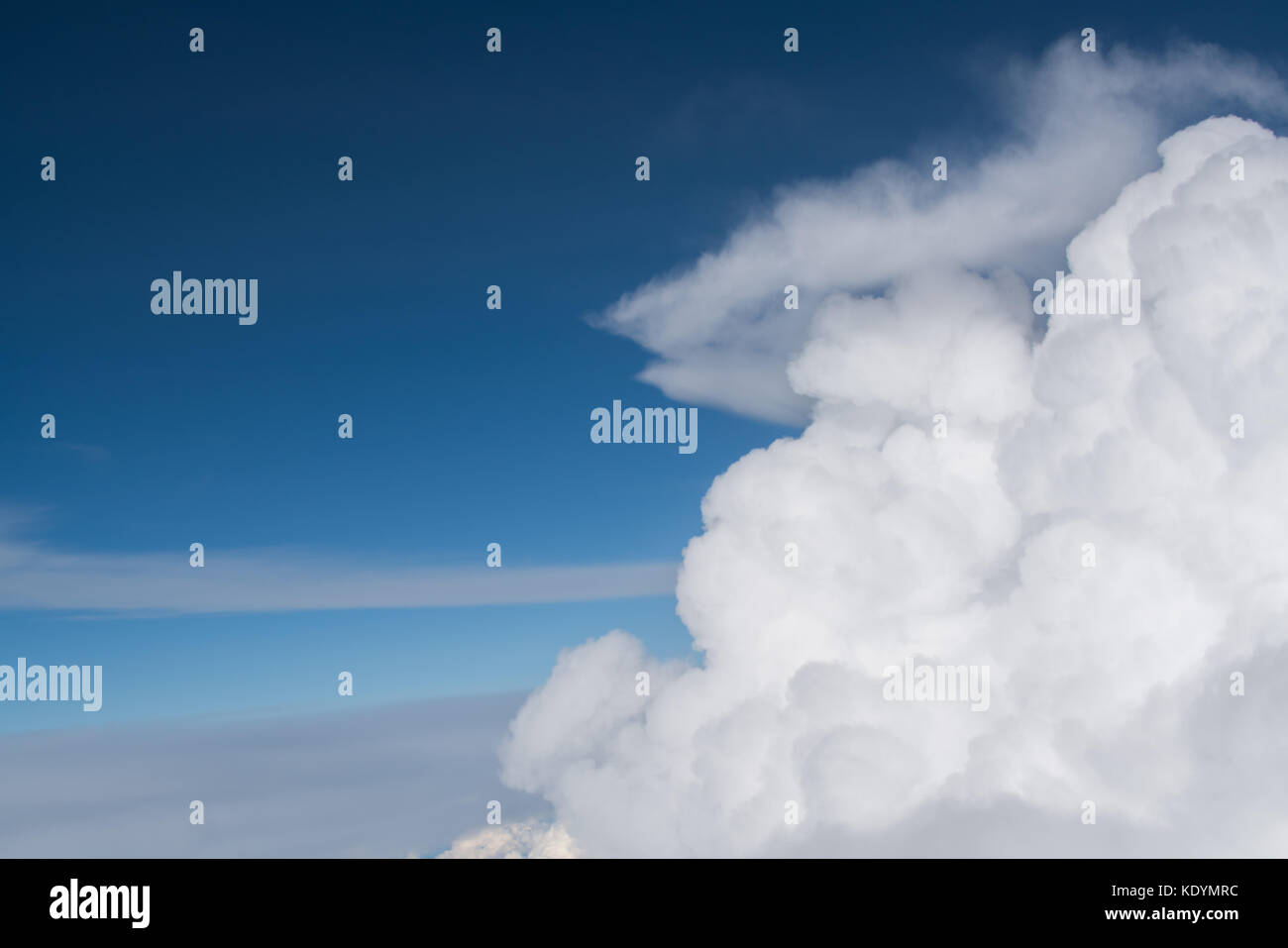 cloud scatter spread on blue sky background Stock Photo - Alamy