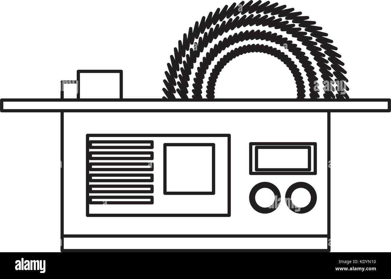 circular saw vector illustration Stock Vector Image & Art - Alamy