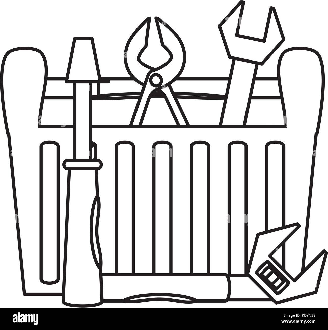 Tool Box Vector Illustration Stock Vector Image And Art Alamy