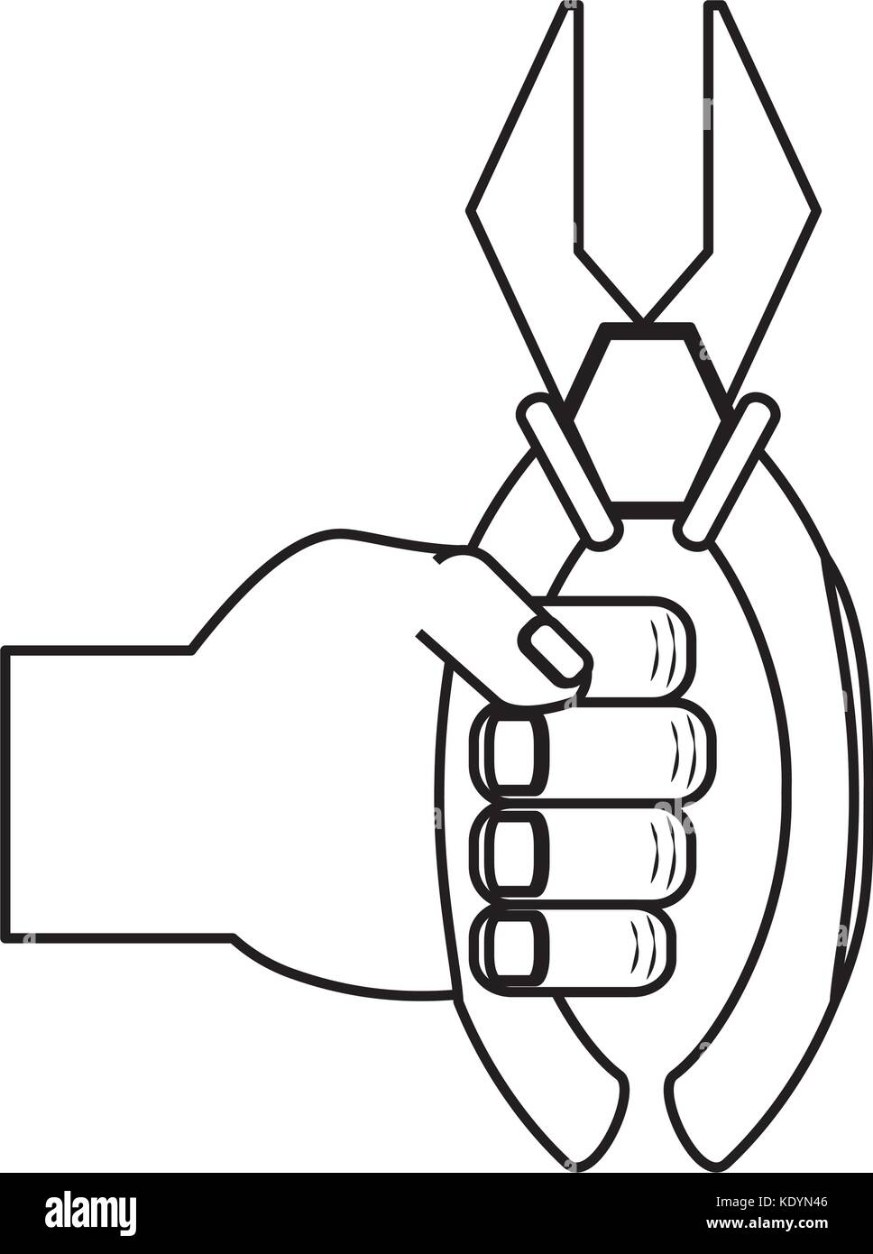 plier vector illustration Stock Vector Image & Art - Alamy