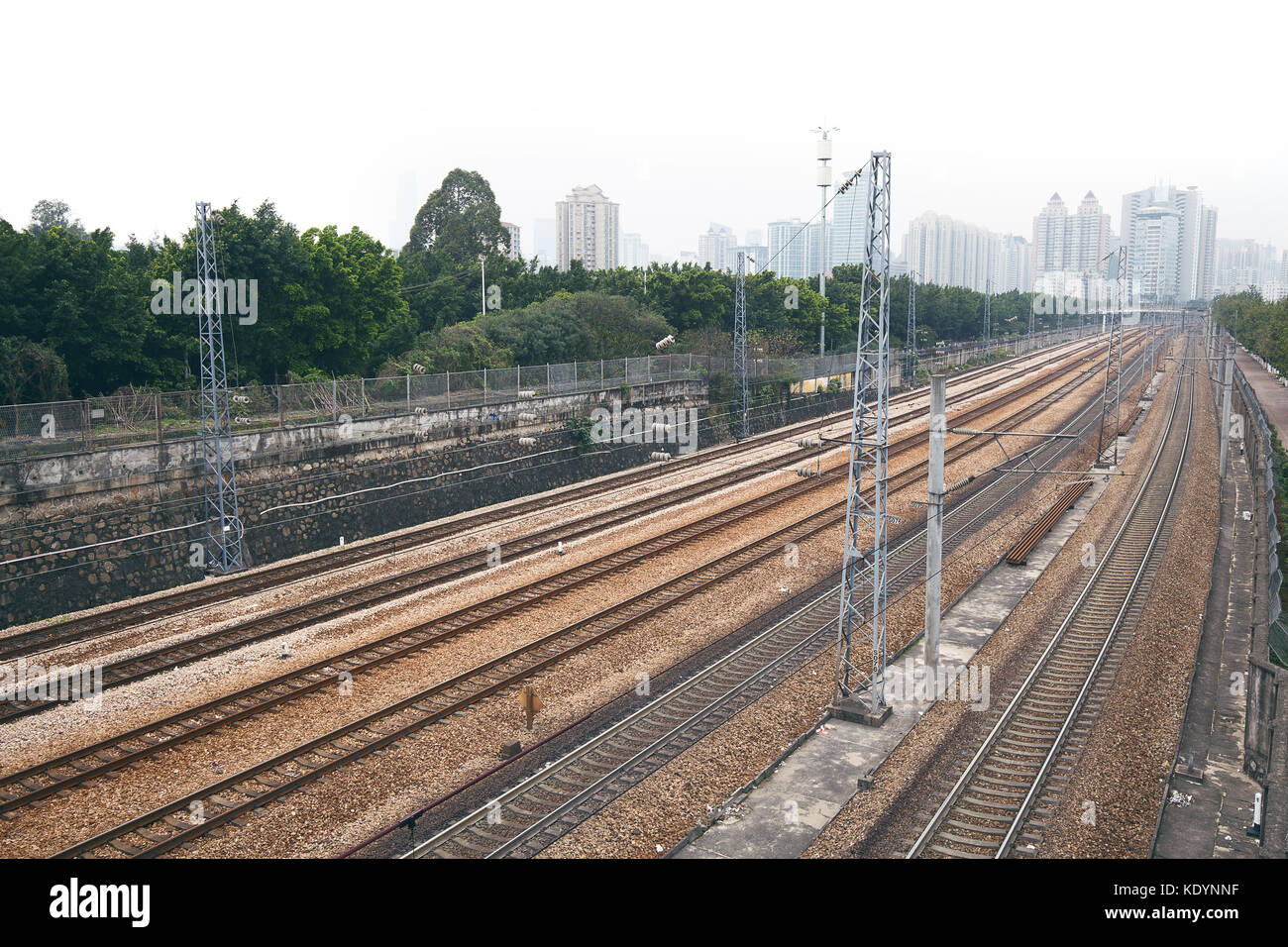 Guangzhou railway track hi-res stock photography and images - Alamy