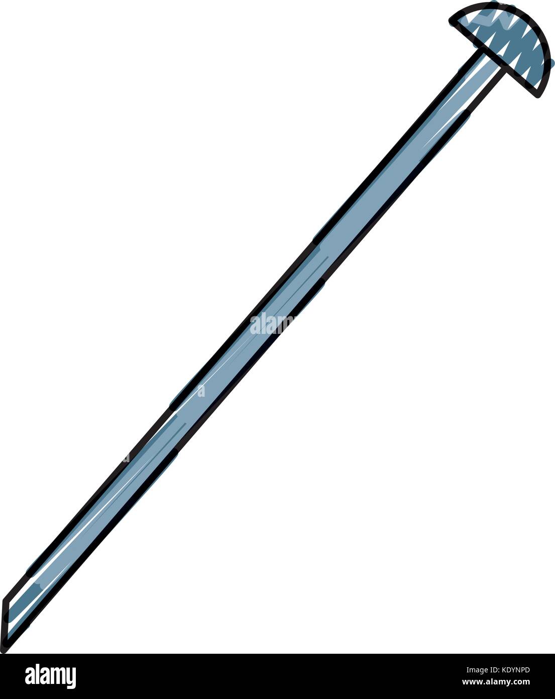 iron nail vector illustration Stock Vector Image & Art - Alamy