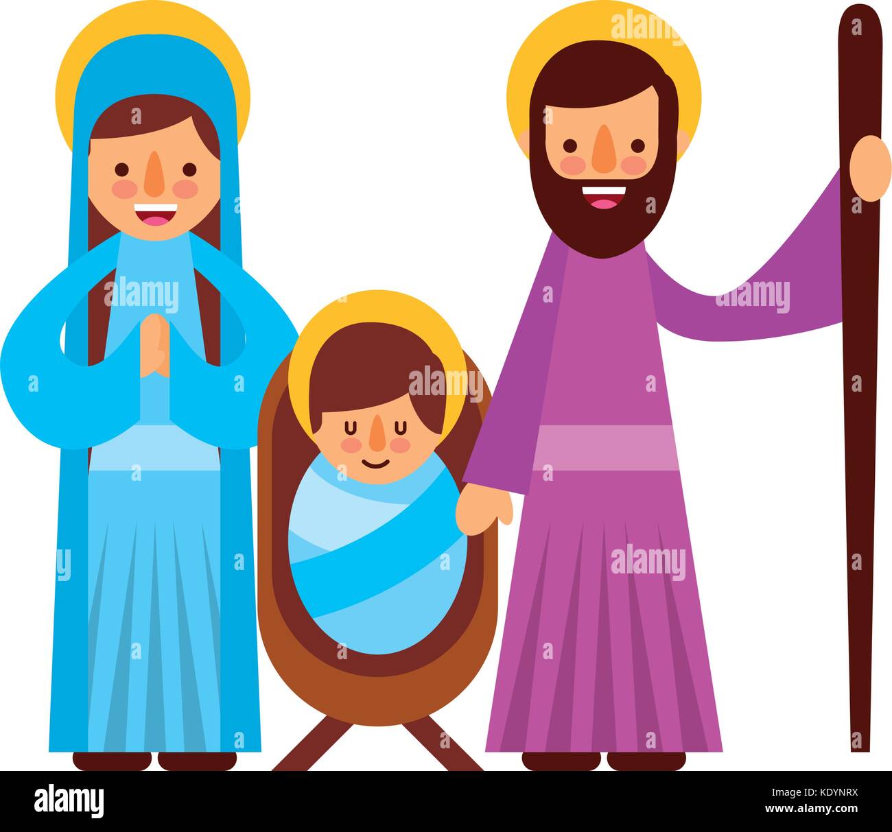 Crib christmas Stock Vector Images - Alamy