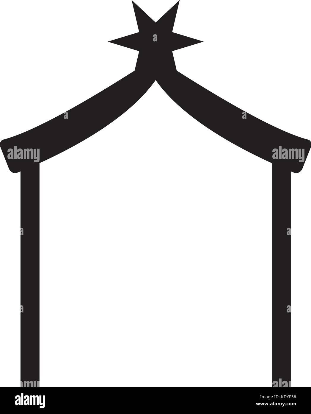 wooden hut house manger design image Stock Vector Image & Art - Alamy