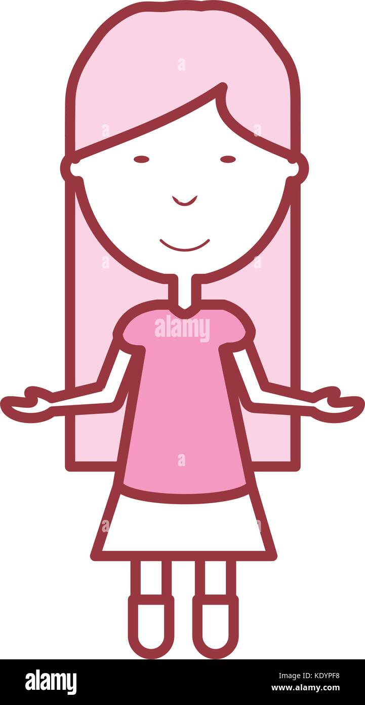 cartoon girl icon Stock Vector Image & Art - Alamy