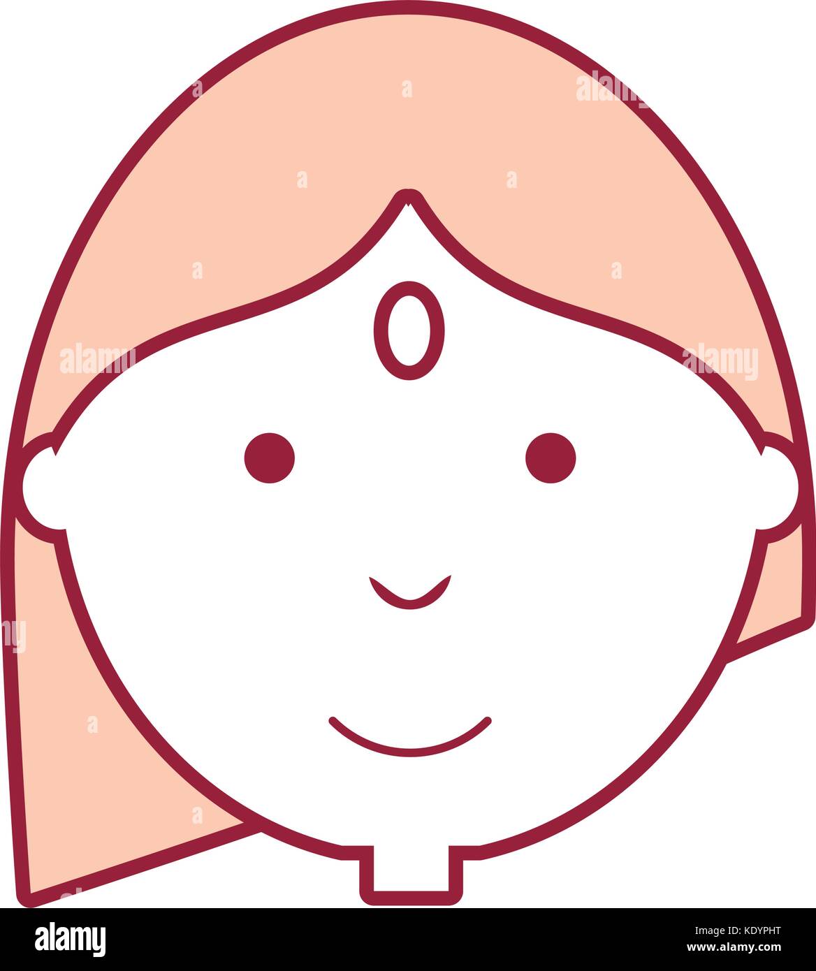 cartoon girl icon Stock Vector Image & Art - Alamy