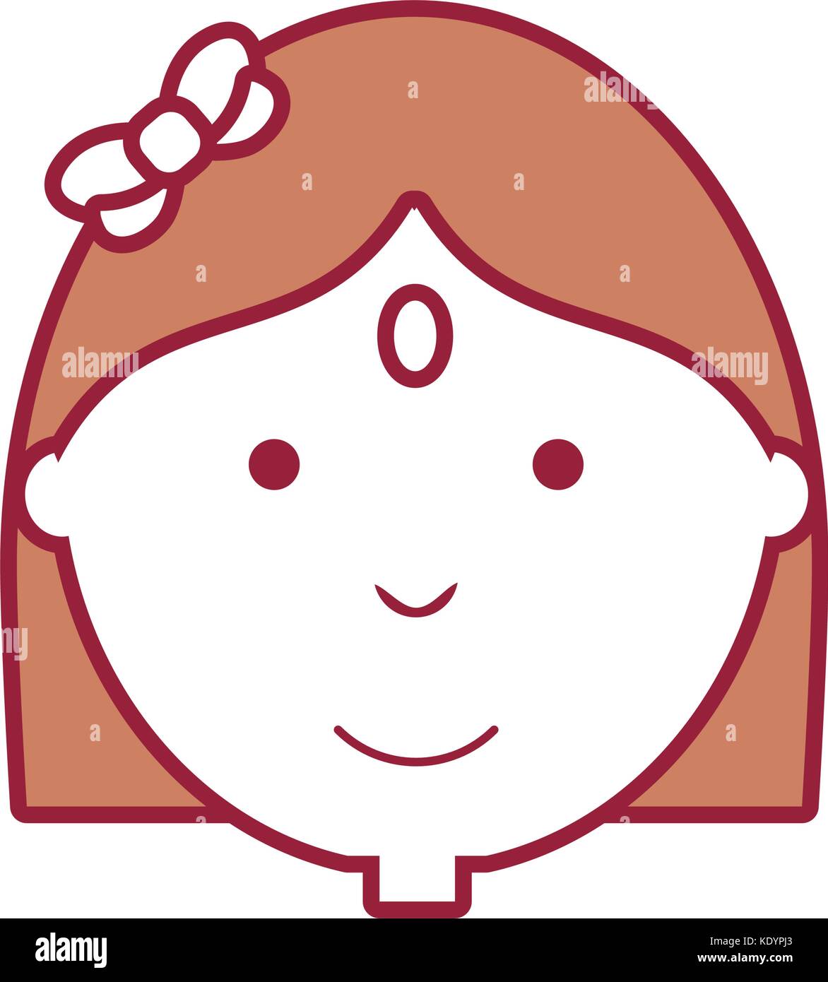 cartoon girl icon Stock Vector Image & Art - Alamy