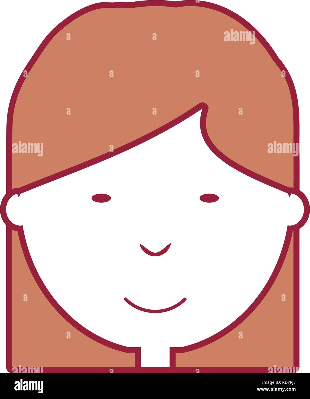 cartoon girl icon Stock Vector Image & Art - Alamy