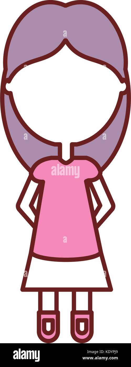 cartoon girl icon Stock Vector Image & Art - Alamy