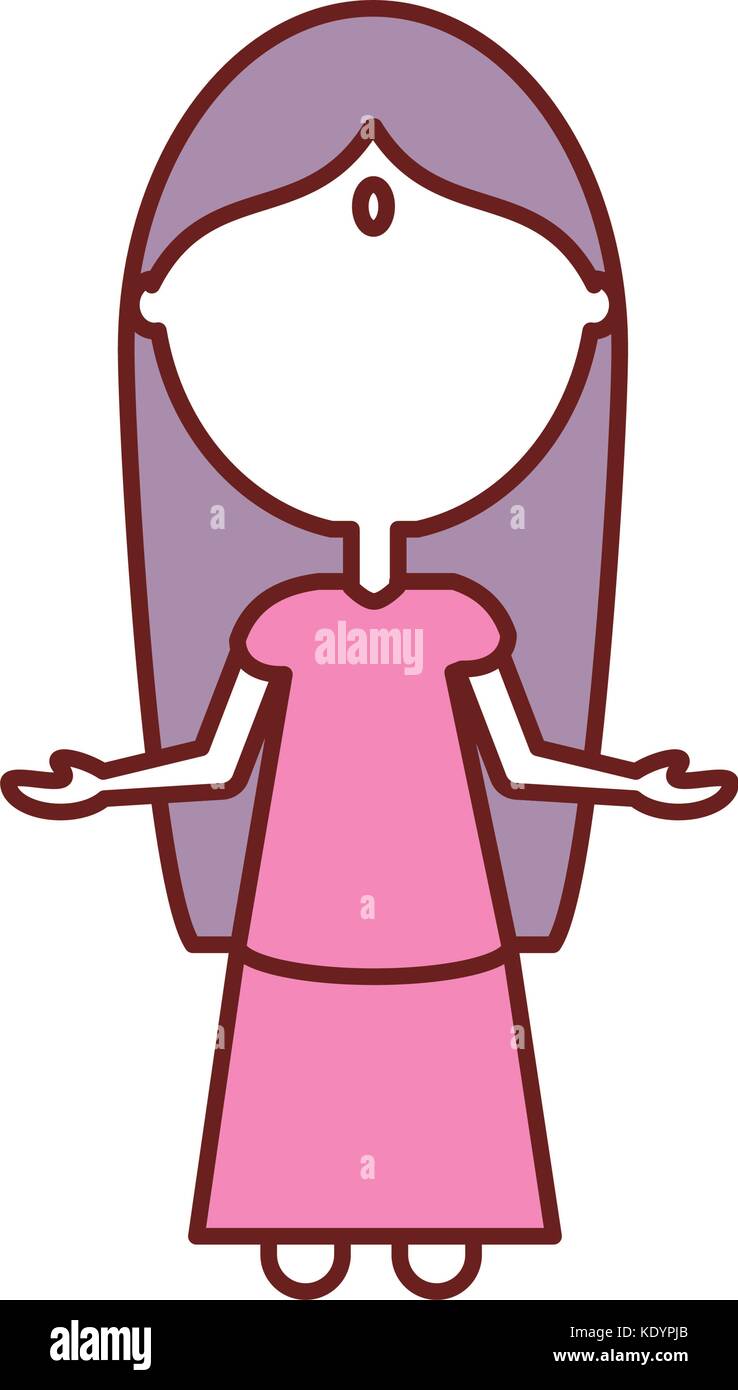 cartoon girl icon Stock Vector Image & Art - Alamy