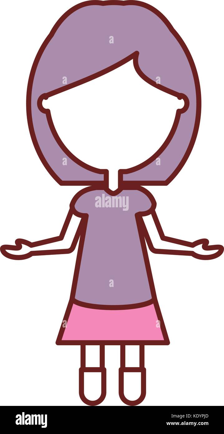 cartoon girl icon Stock Vector Image & Art - Alamy