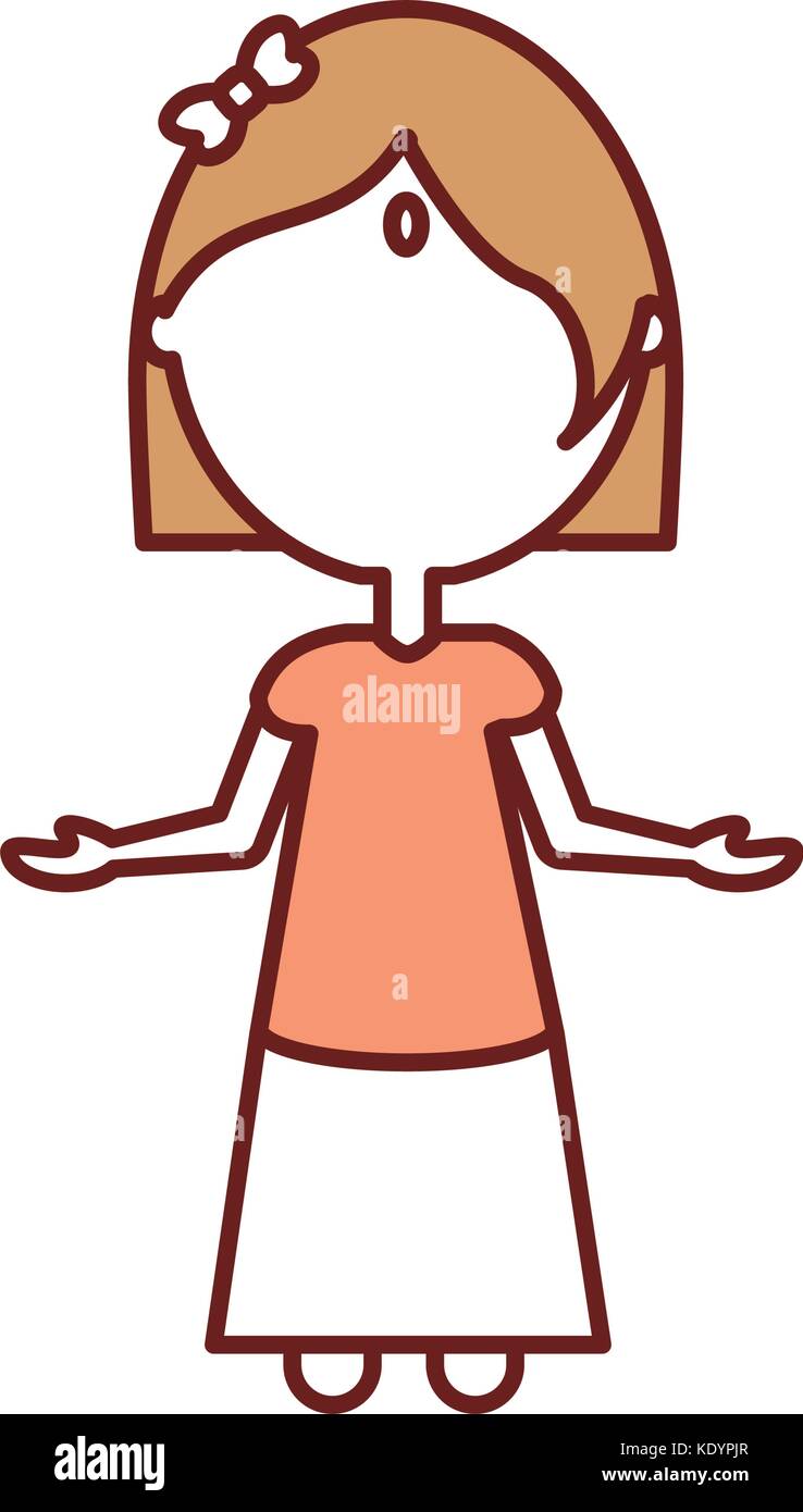 cartoon girl icon Stock Vector Image & Art - Alamy
