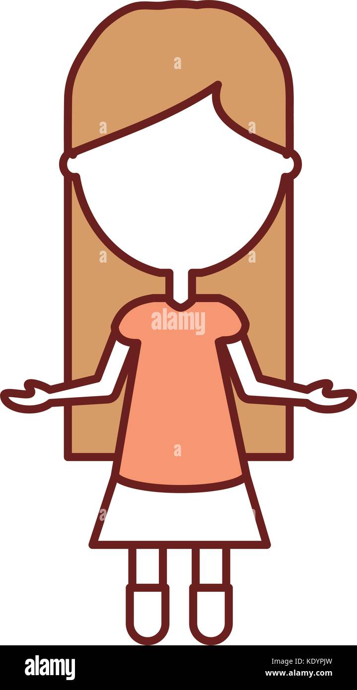 cartoon girl icon Stock Vector Image & Art - Alamy