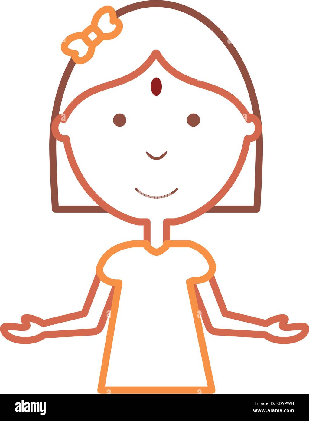 cartoon girl icon Stock Vector Image & Art - Alamy