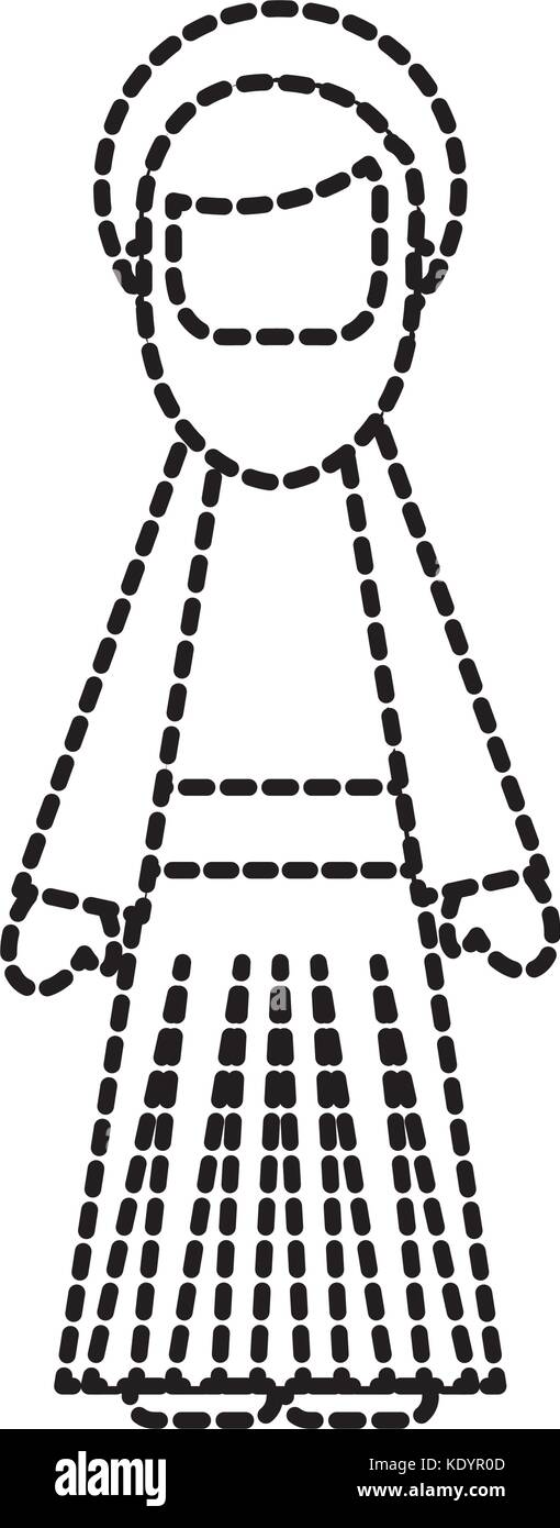 saint joseph father spiritual cartoon christmas Stock Vector Image ...