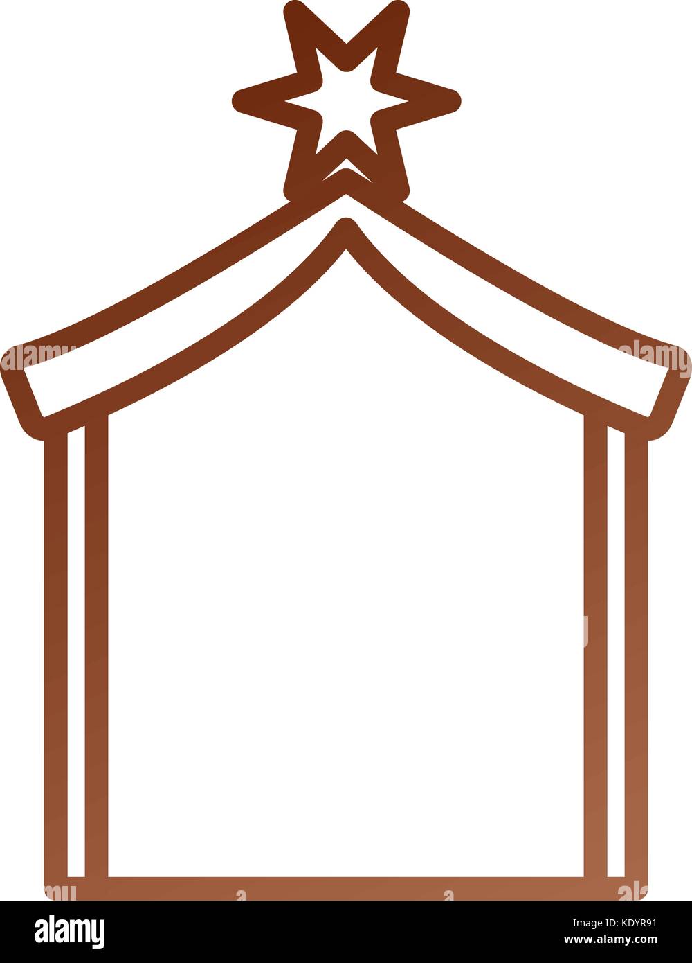 wooden hut house manger design image Stock Vector Image & Art - Alamy