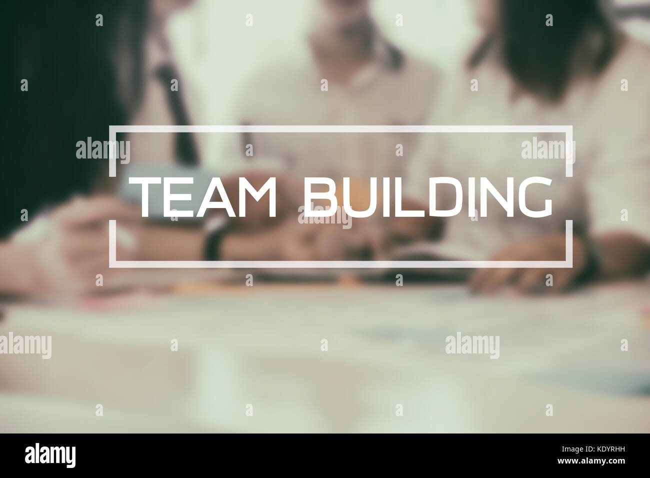 Team building Business Conversation Collaboration Support Concept Stock ...