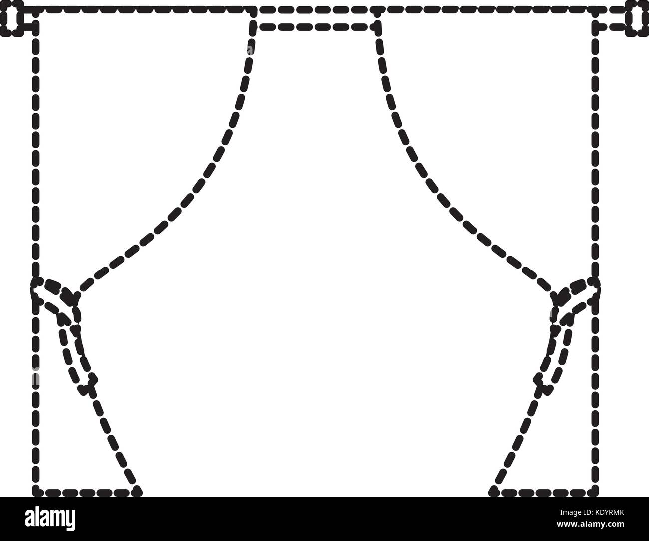 curtains the window decoration elegant Stock Vector Image & Art - Alamy