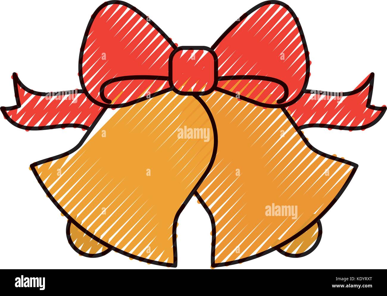 decorative christmas bells event celebration Stock Vector Image & Art ...