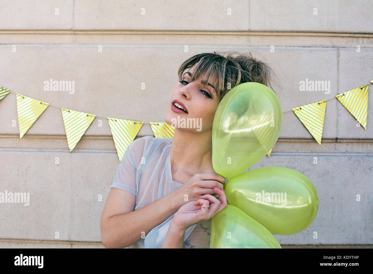 portrait girl in party Stock Photo - Alamy
