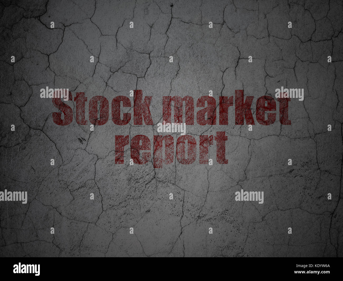 Banking concept: Stock Market Report on grunge wall background Stock ...