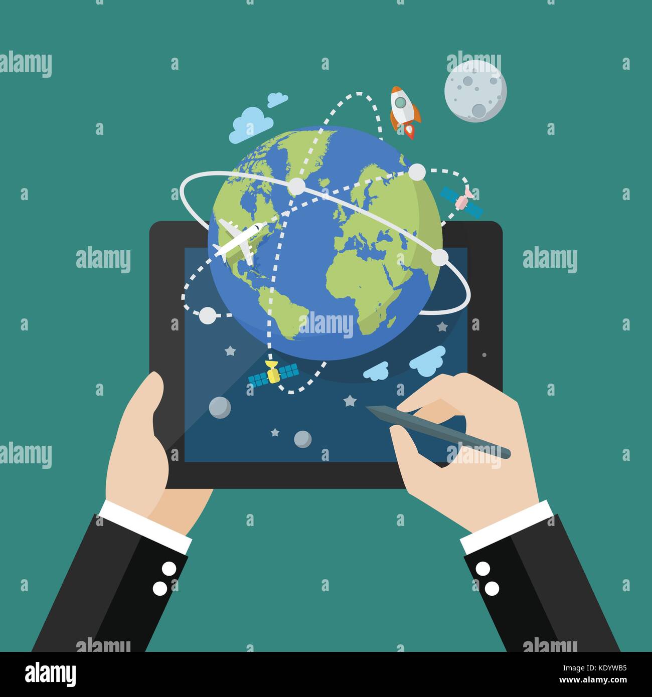 Connection transportation Stock Vector Images - Alamy