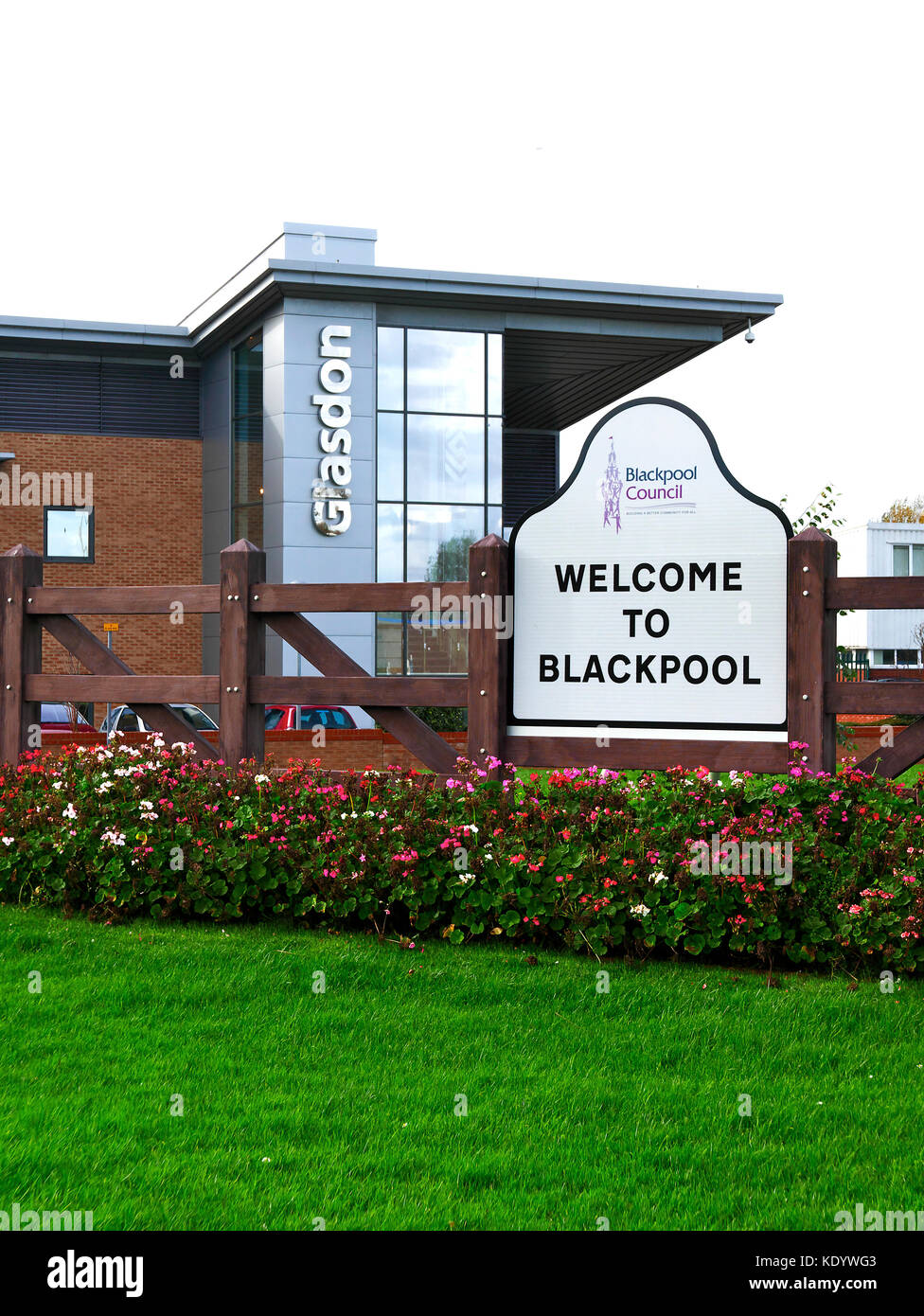 Headquarters of Glasdon Ltd,makers of plastic bins and street furniture ...