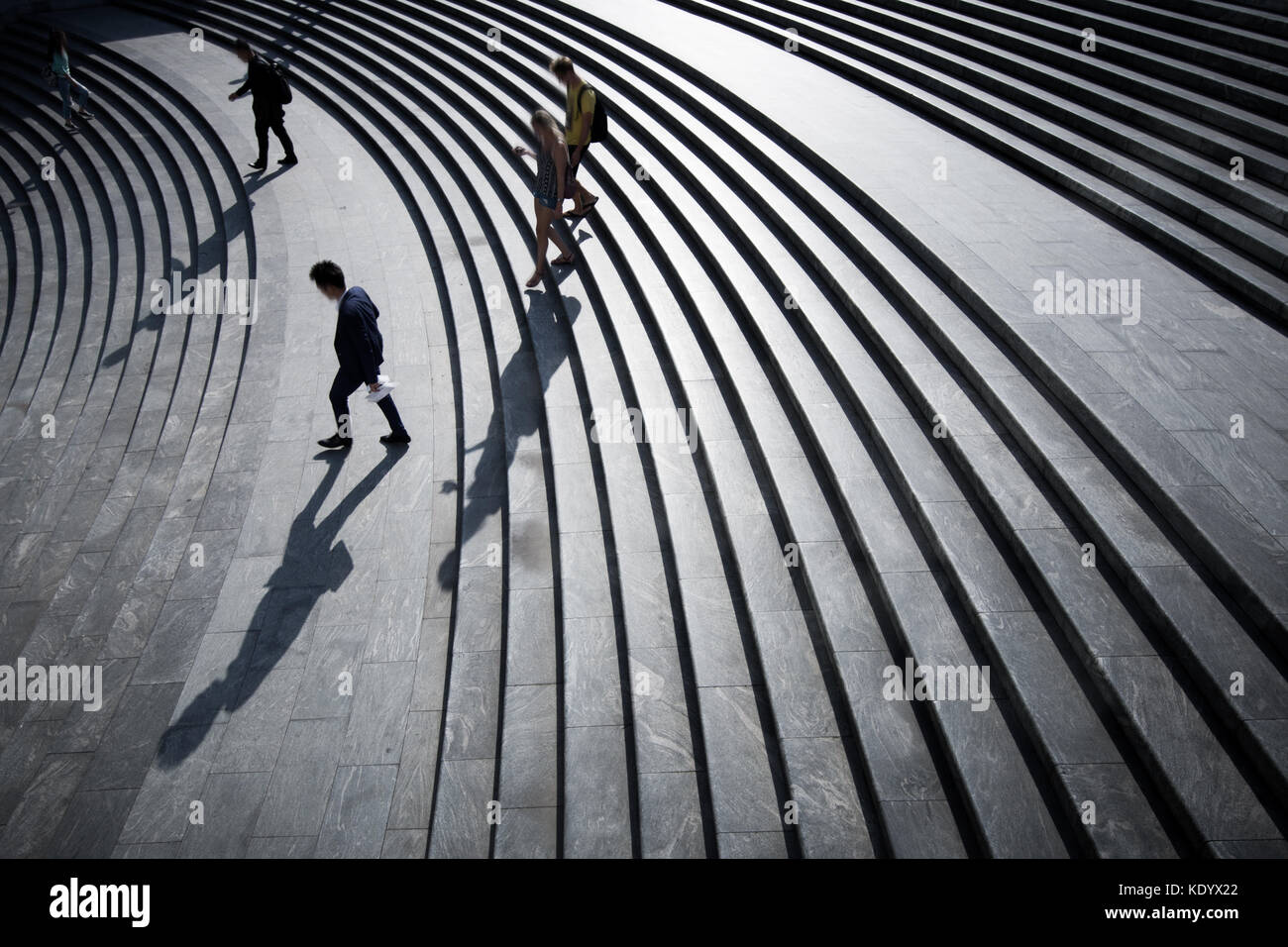 Young business people before starting work in their office Stock Photo ...
