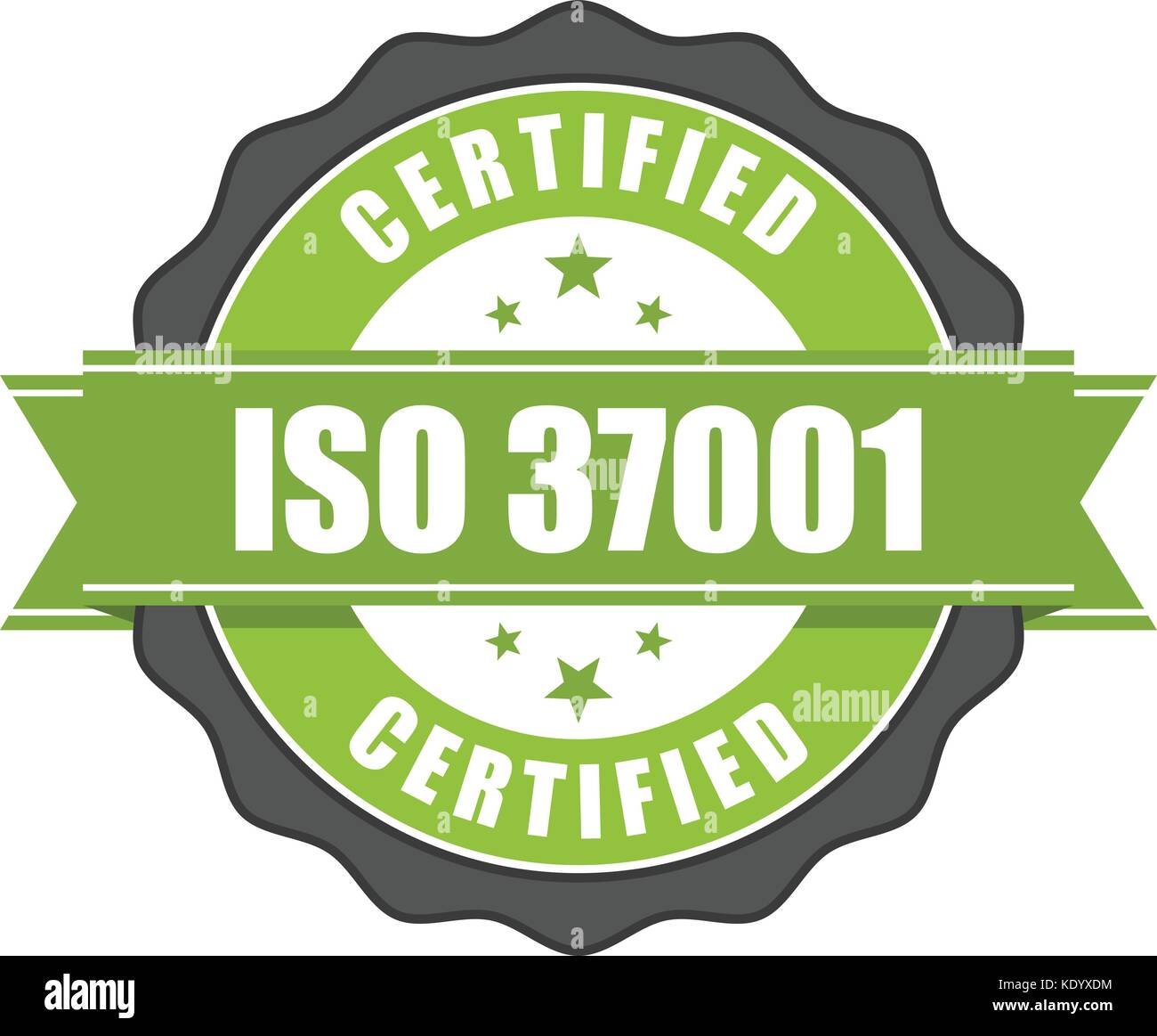 ISO 37001 standard certificate badge - Anti-bribery management systems ...