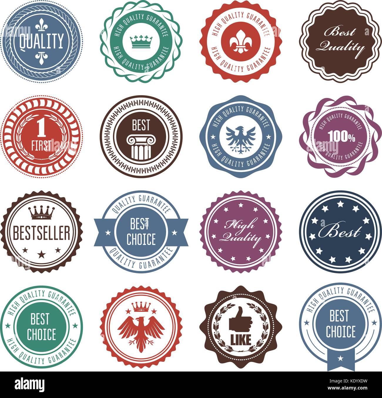 Emblems and badges hi-res stock photography and images - Alamy
