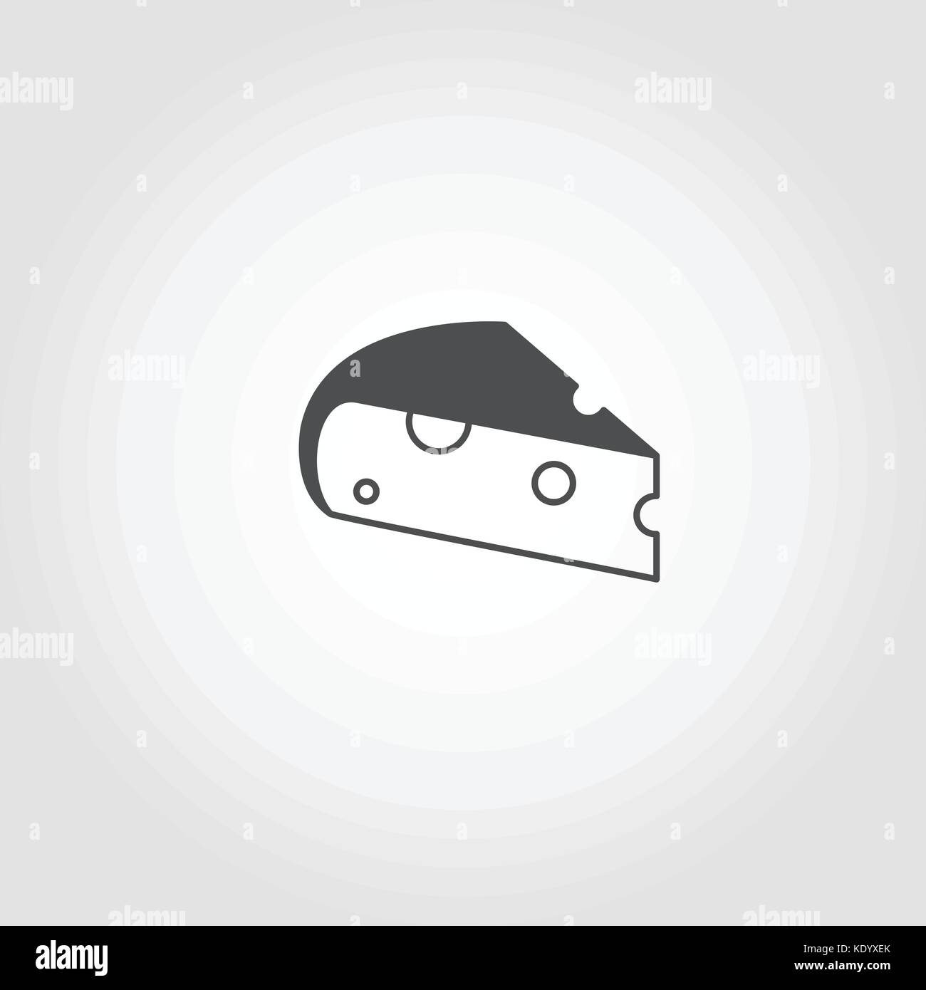 Cheese simple icon - dairy product symbol Stock Vector Image & Art - Alamy