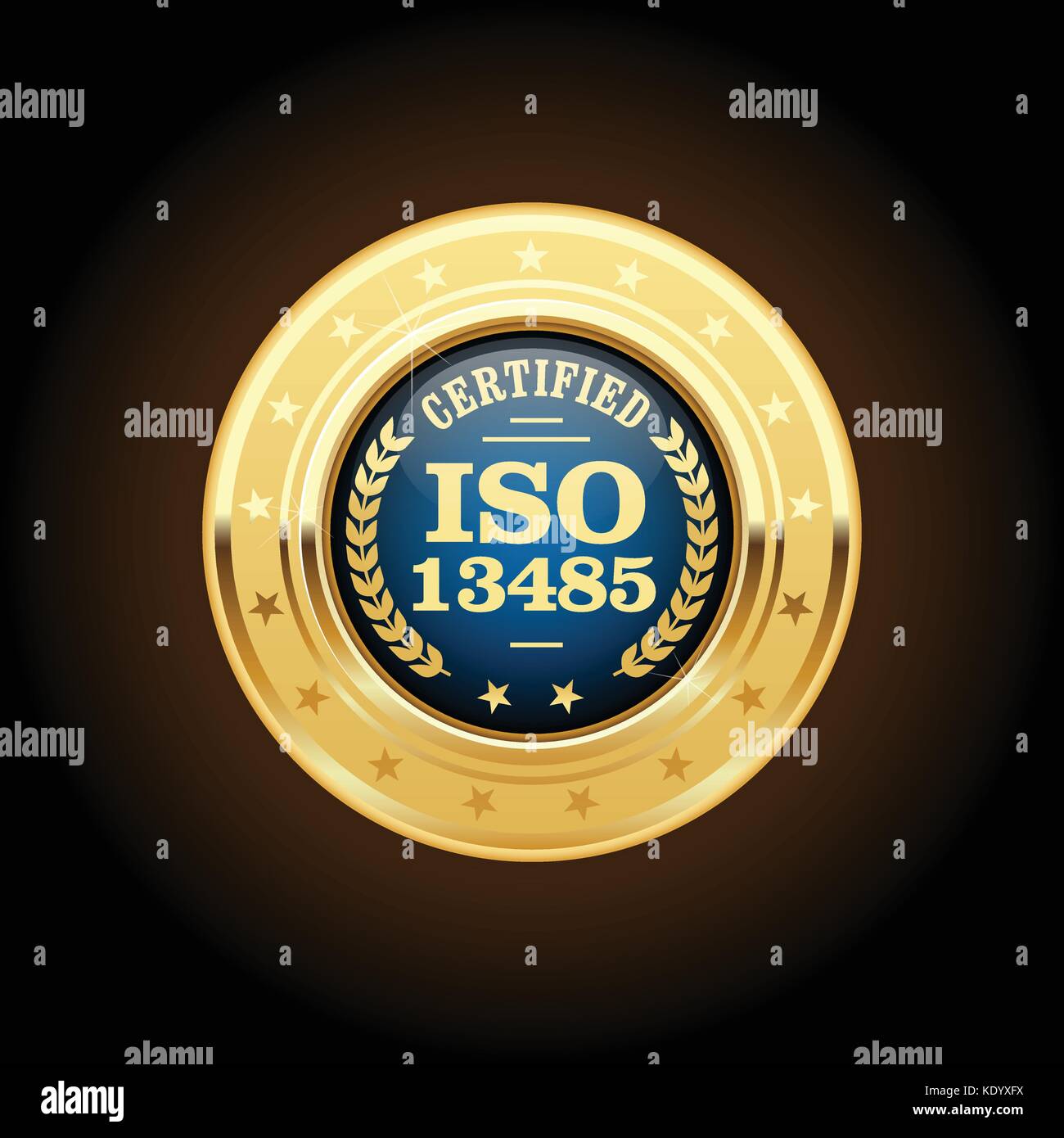 ISO 13485 standard medal - Medical devices Stock Vector Image & Art - Alamy