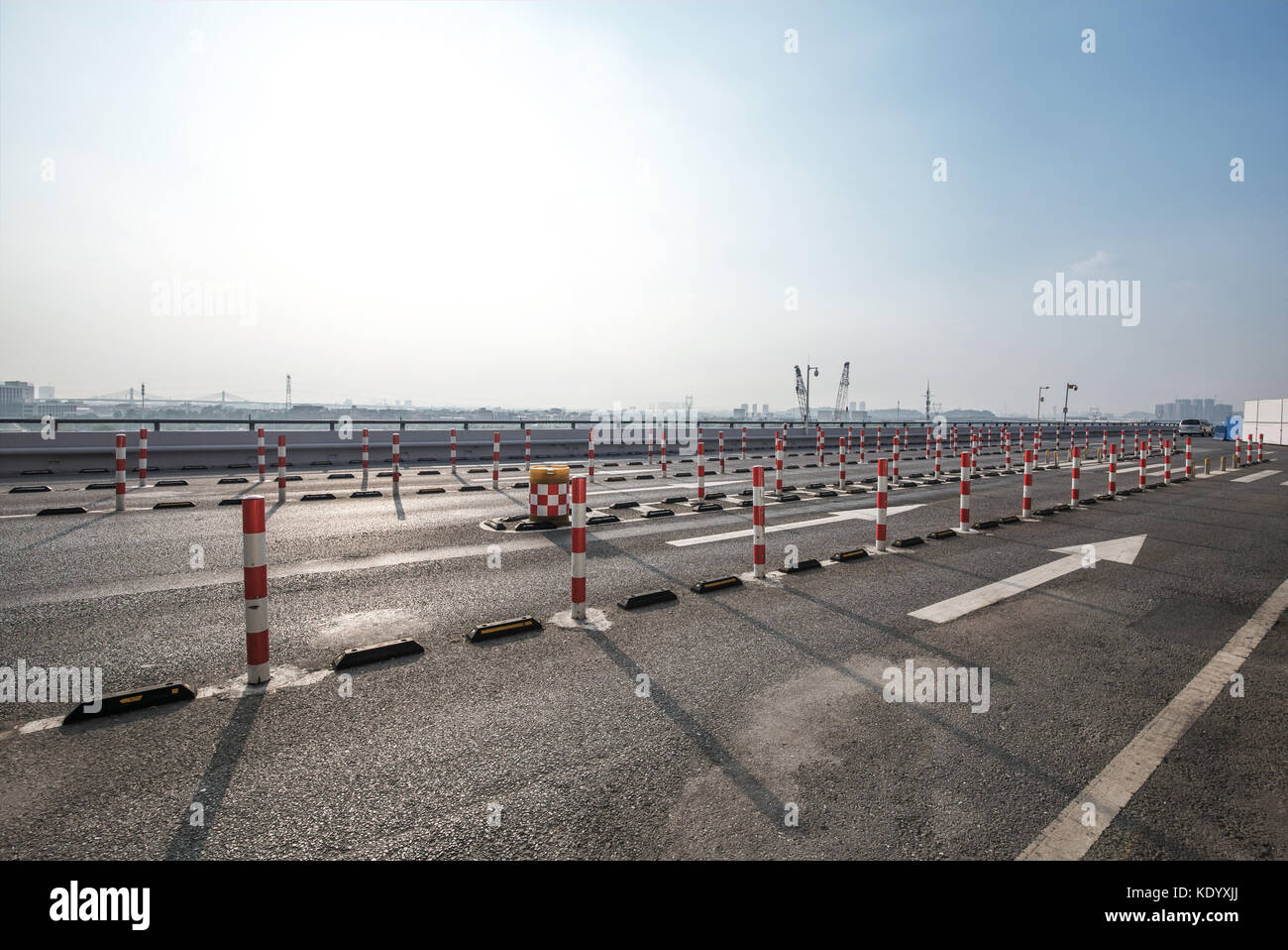 road with sunlight and sky Stock Photo - Alamy