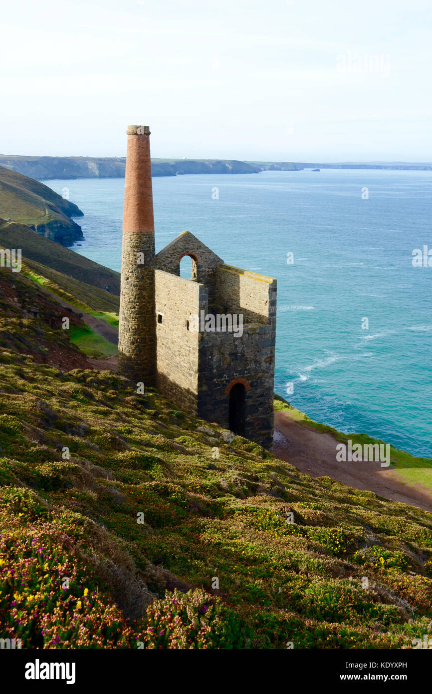 Wheal Coates Engine House, Cornwall, UK Stock Photo - Alamy