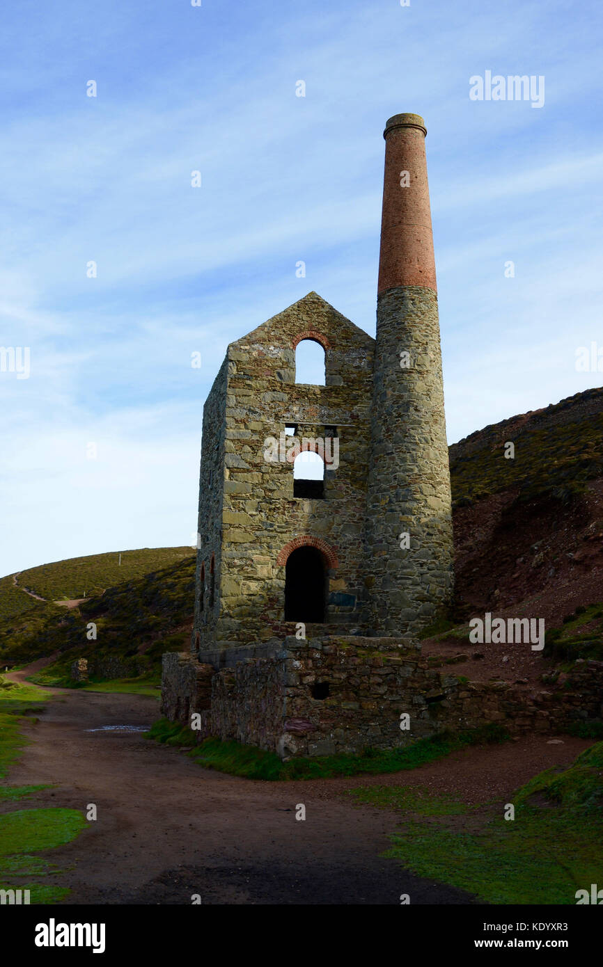 Wheal Coates Engine House, Cornwall UK Stock Photo - Alamy