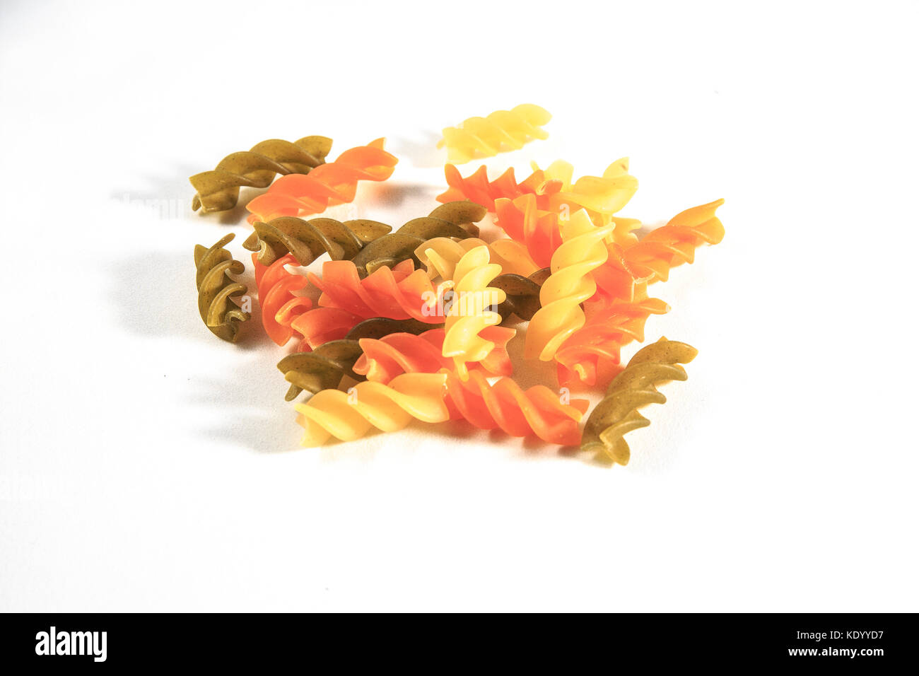 Isolated colored pasta Stock Photo - Alamy