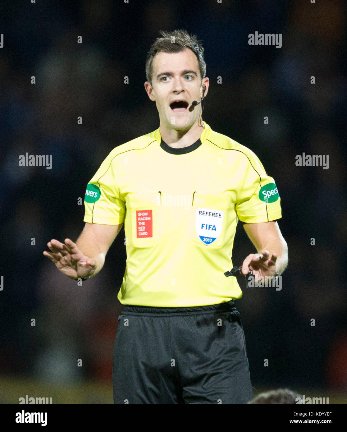 Referee Don Robertson Stock Photo - Alamy