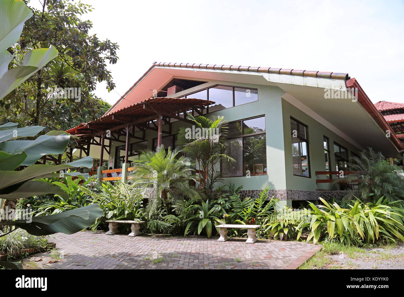 El Ceibo restaurant, Ruta 32, Guápiles, Limón province, Caribbean Sea ...