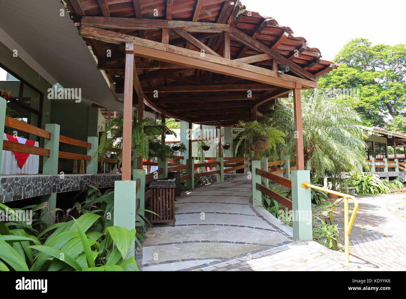 El Ceibo restaurant, Ruta 32, Guápiles, Limón province, Caribbean Sea ...