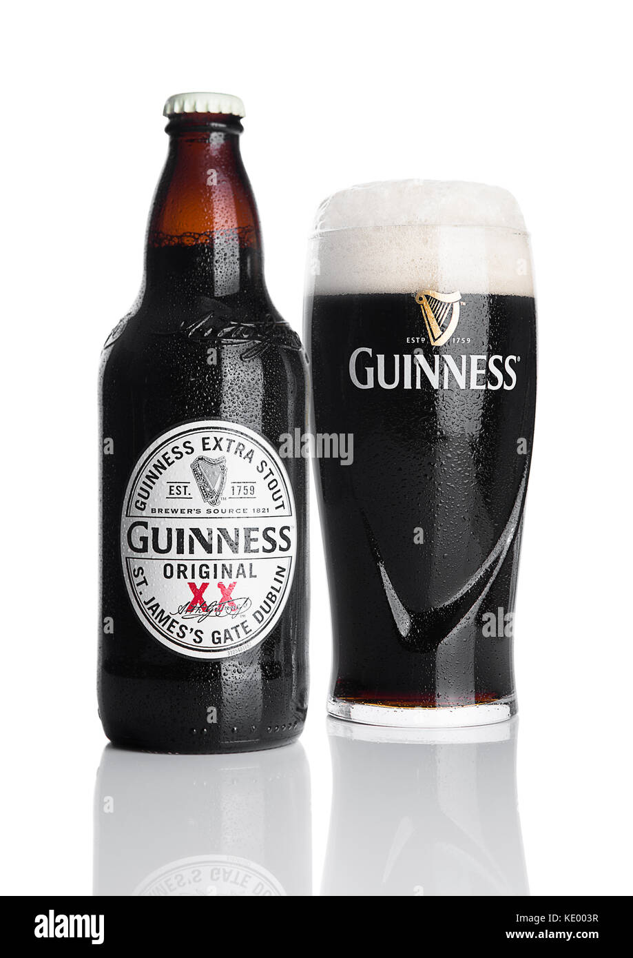 Guinness extra cold hi-res stock photography and images - Alamy