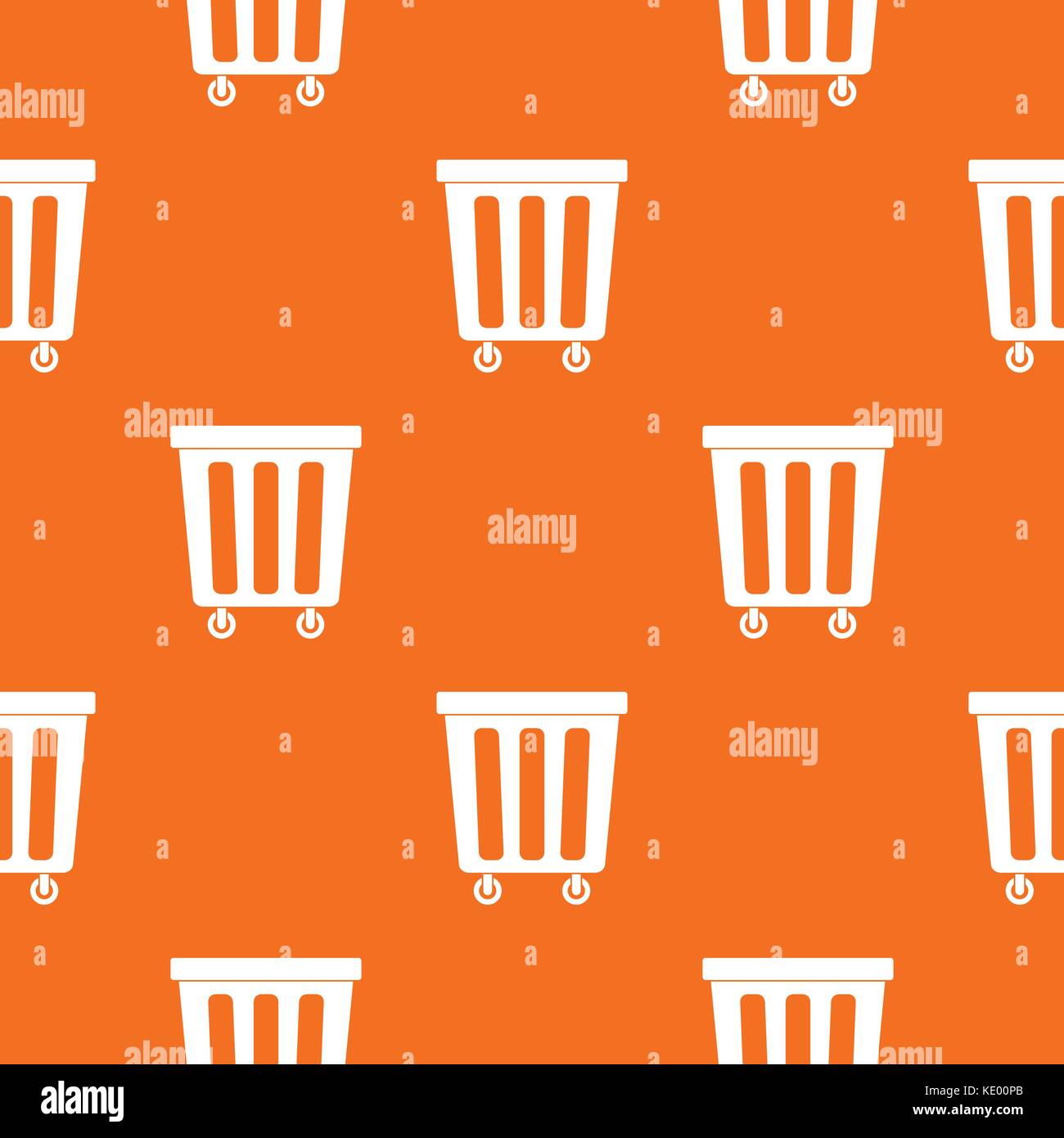 Outdoor plastic trash can pattern seamless Stock Vector Image & Art - Alamy