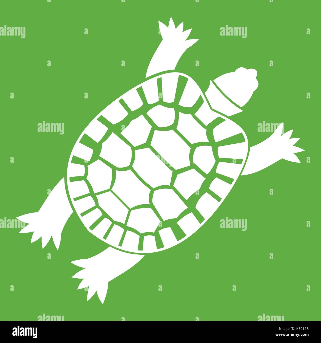 Turtle icon green Stock Vector Image & Art - Alamy