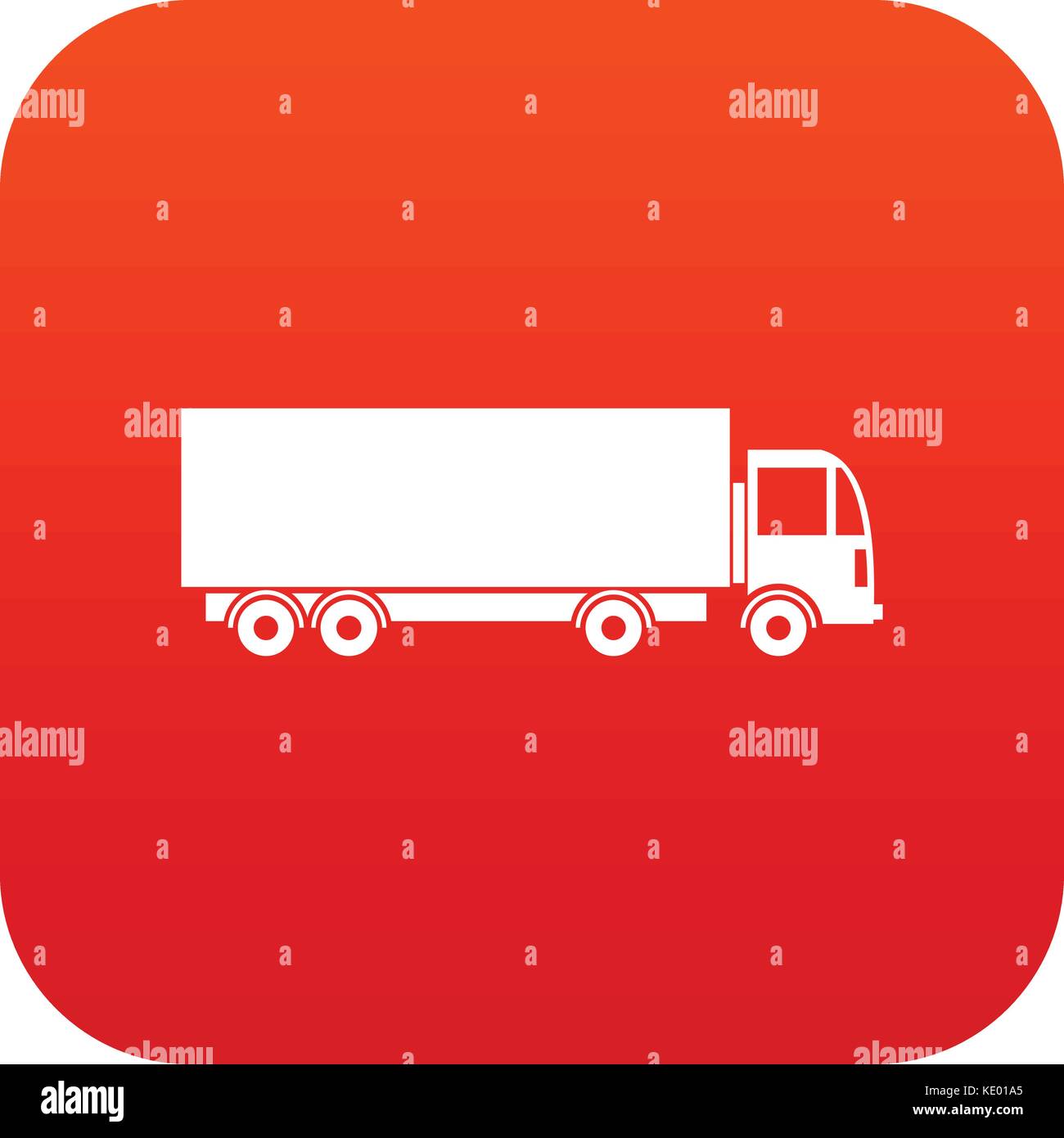 Truck icon digital red Stock Vector Image & Art - Alamy
