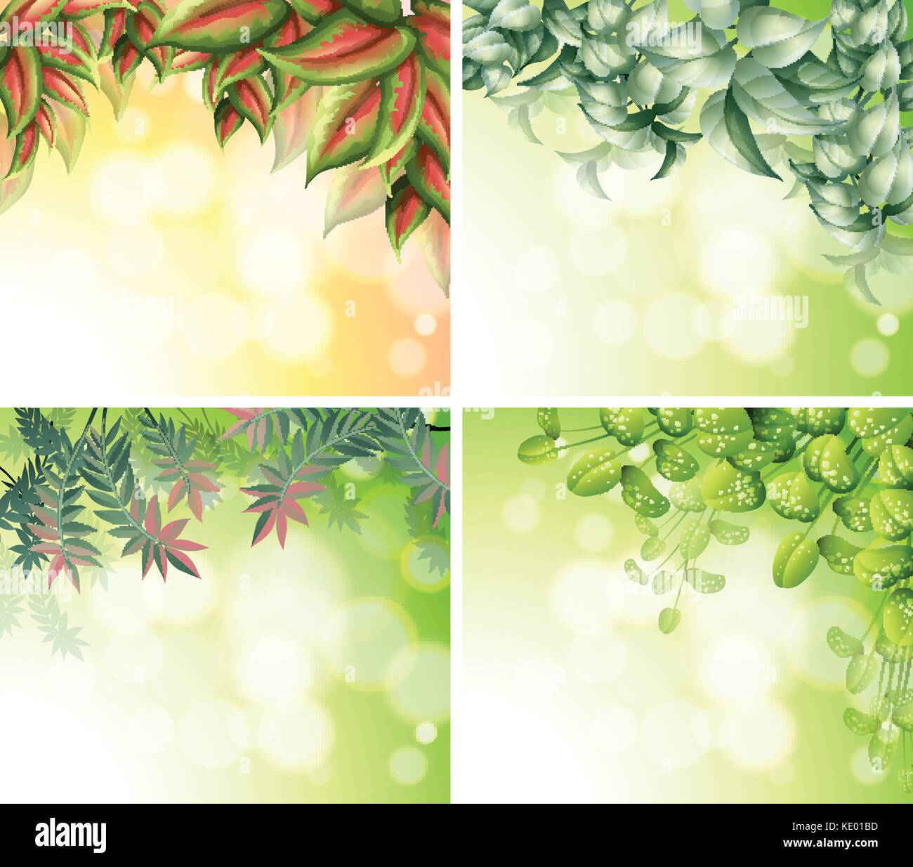 Background design with nature theme illustration Stock Vector Image ...