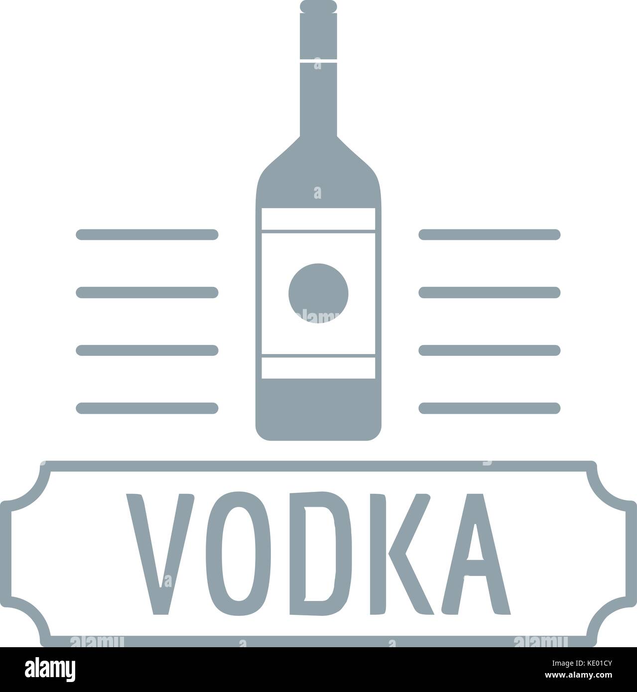 Vodka logo, simple gray style Stock Vector Image & Art - Alamy Vodka logo, simple gray style Stock Vector Image & Art - Alamy