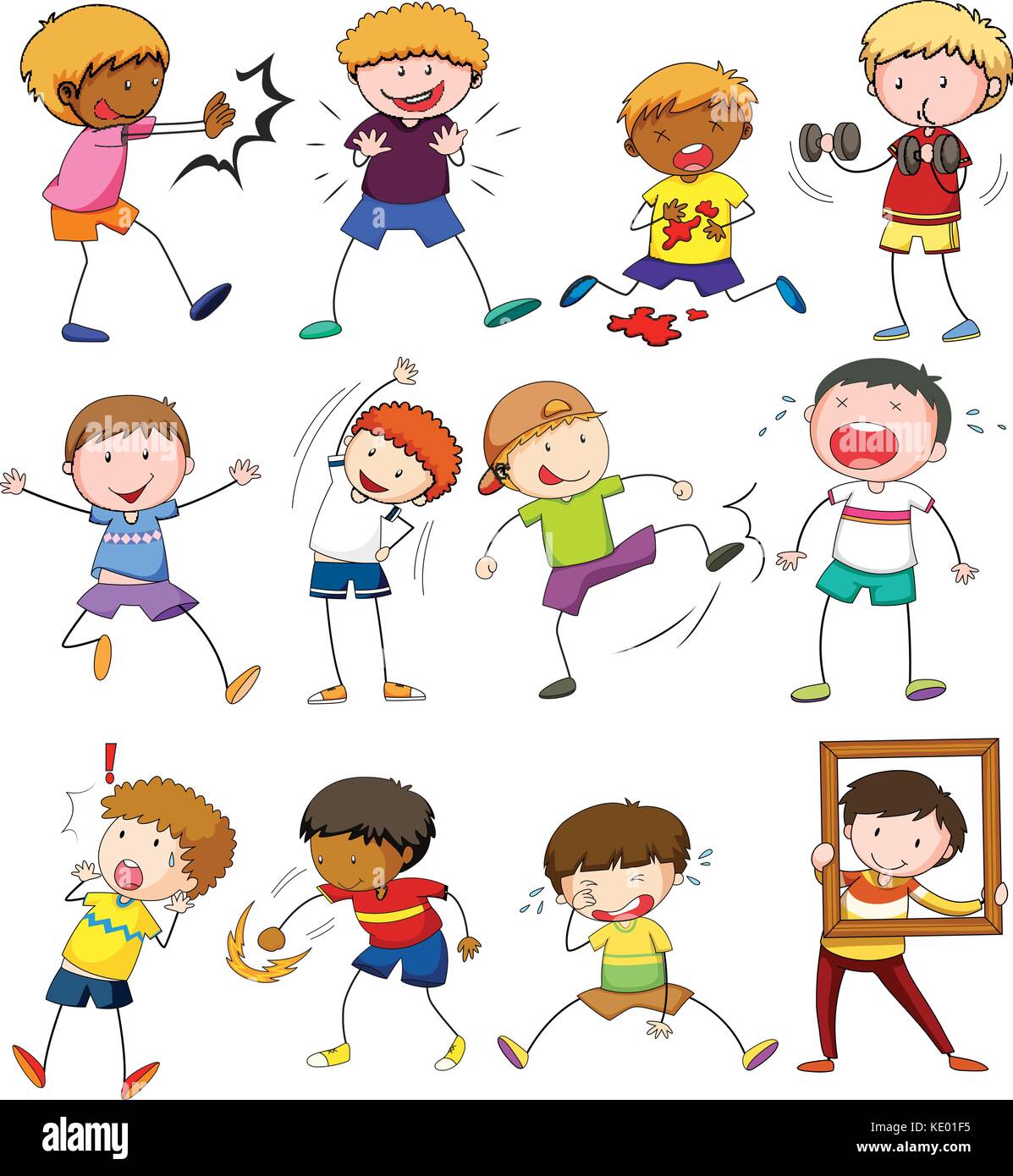 People actions Stock Vector Images - Alamy