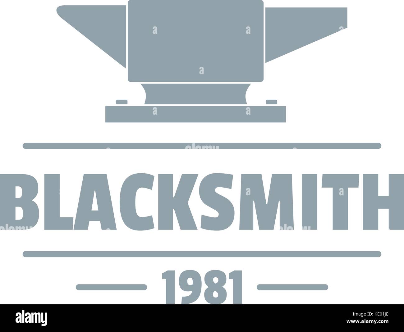 Blacksmith logo, vintage style Stock Vector Image & Art - Alamy