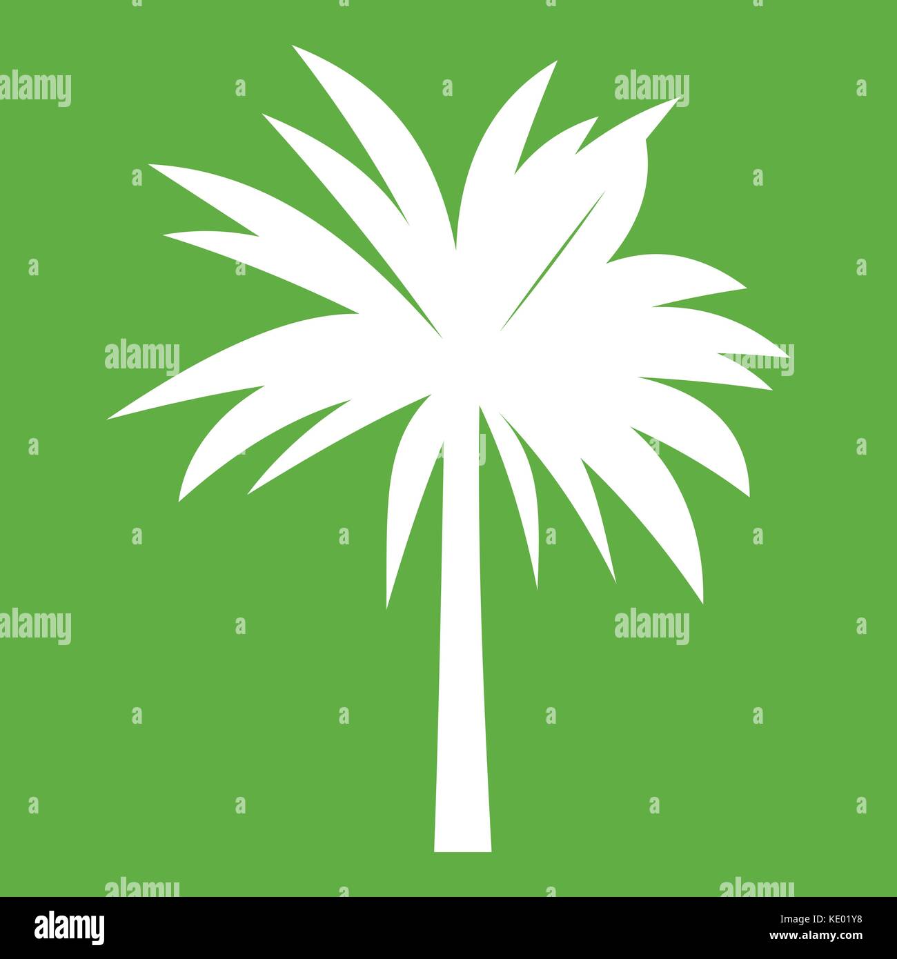 Palm icon green Stock Vector Image & Art - Alamy
