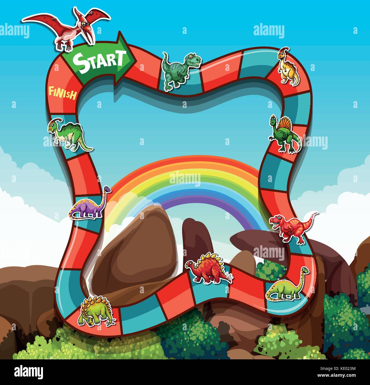 Entertainment dinosaur Stock Vector Images - Alamy